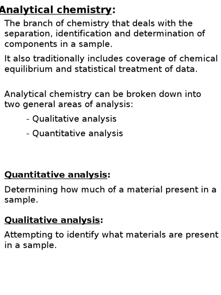 Sample Preparation Techniques in Chemistry | PDF | Chemical Substances ...