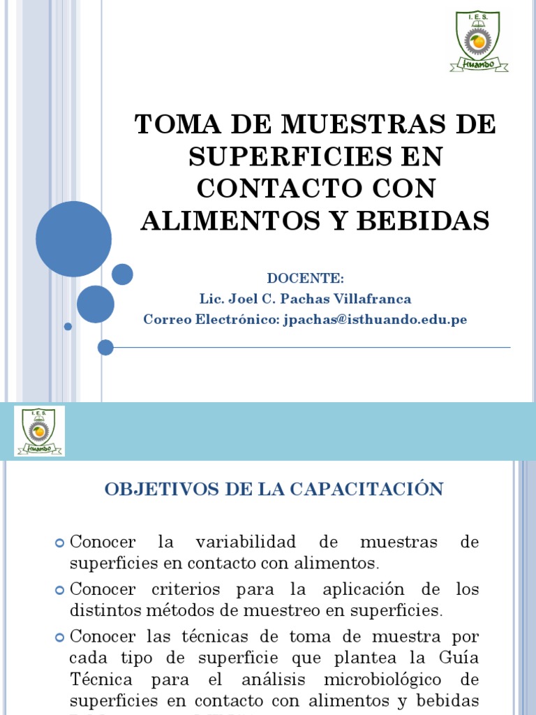 Toma de Muestras de Superficies - RM 461 | PDF | Bienestar