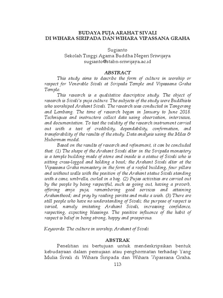 Budaya Puja Arahat Sivali | PDF | Agama & Spiritualitas