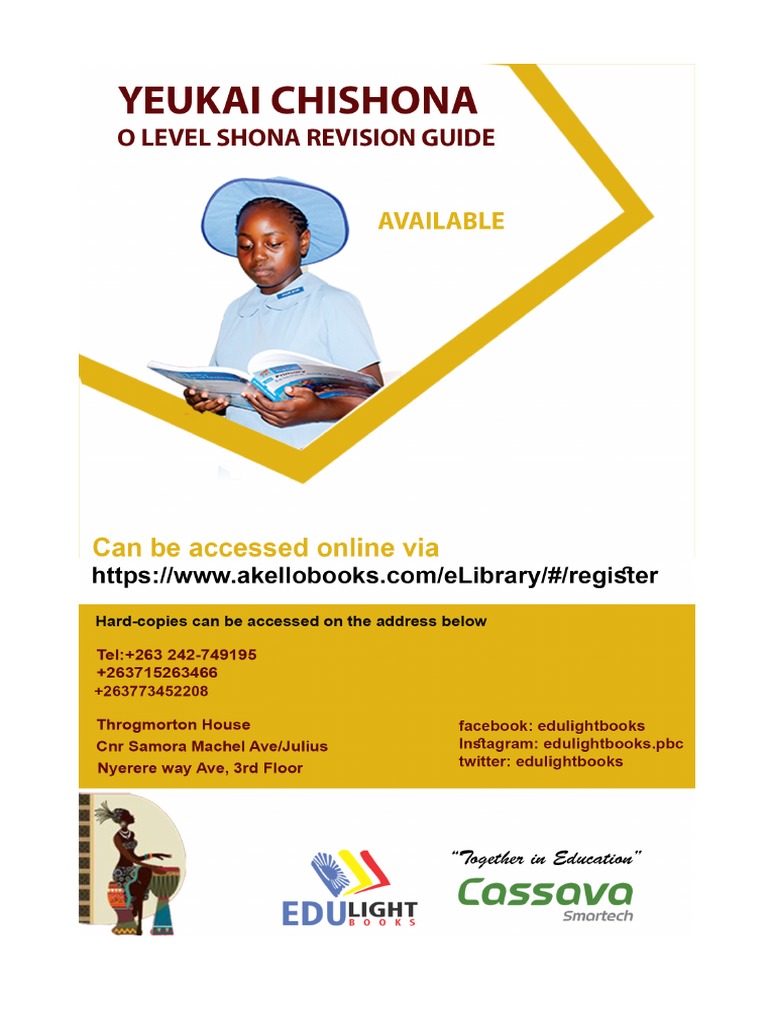 O Level Shona Revision Guide PDF