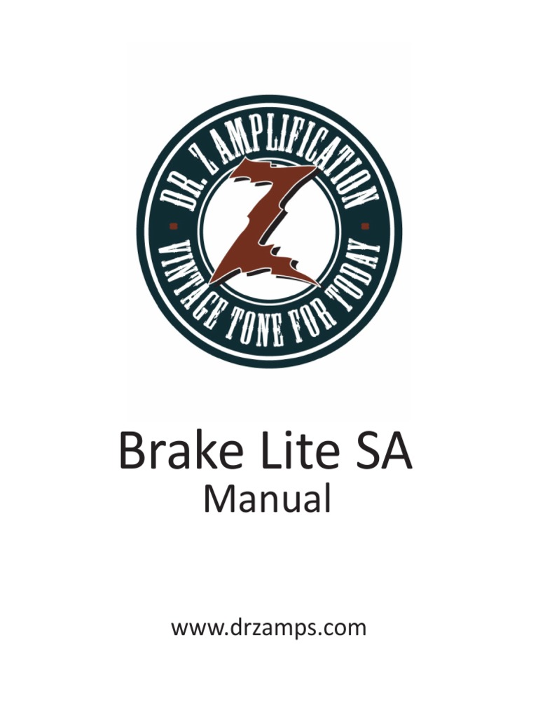 Brake Lite SA User Manual | PDF