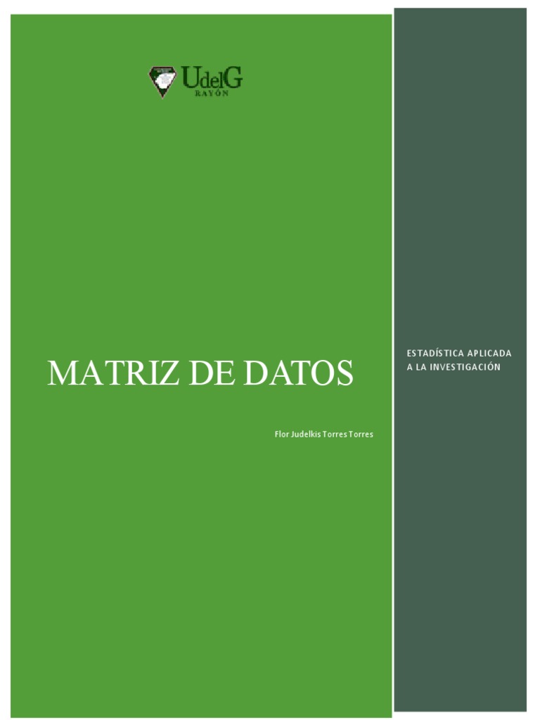Matriz de Datos | PDF | Maestros | Pedagogía