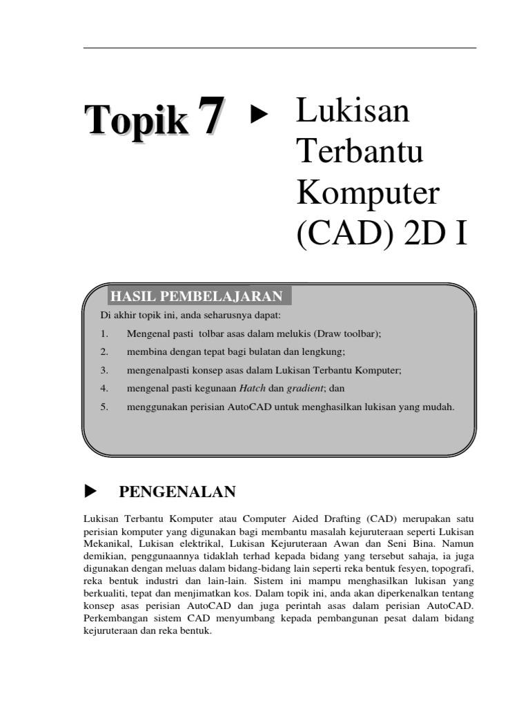 Topik 7 HBLS2103 | PDF