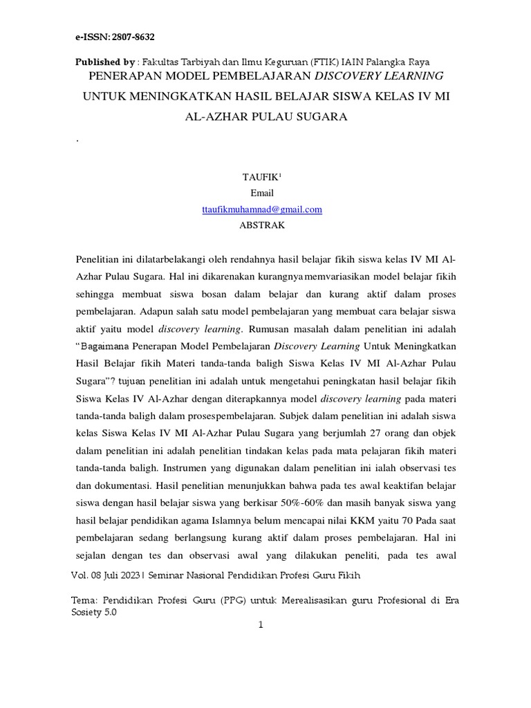 Artikel Taufik | PDF