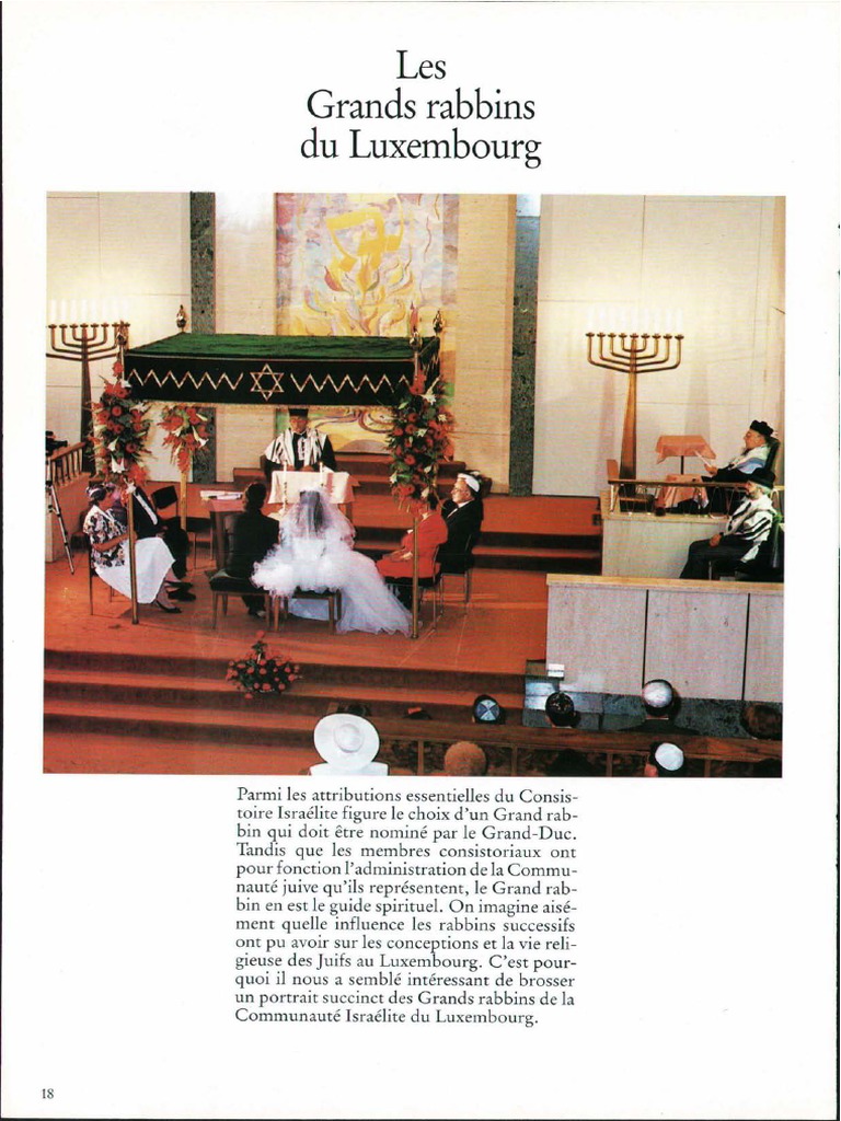 Les Grands Rabbins Luxembourg | PDF | Juifs | Rabbin
