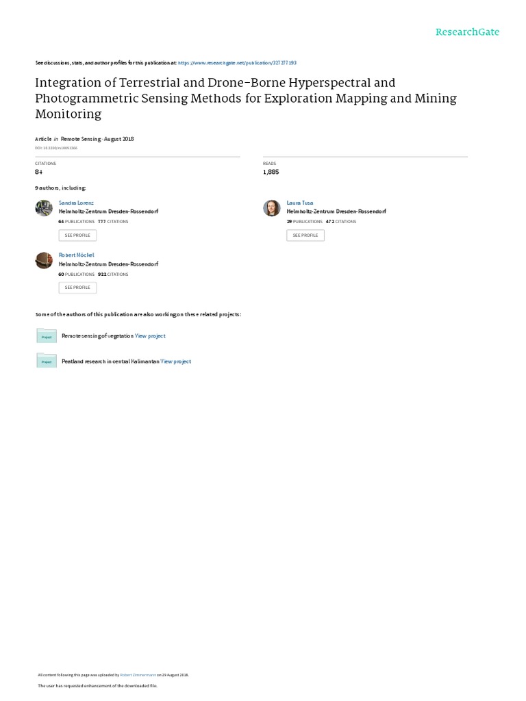 Hyperspectral Photo Exploration Mapping | PDF