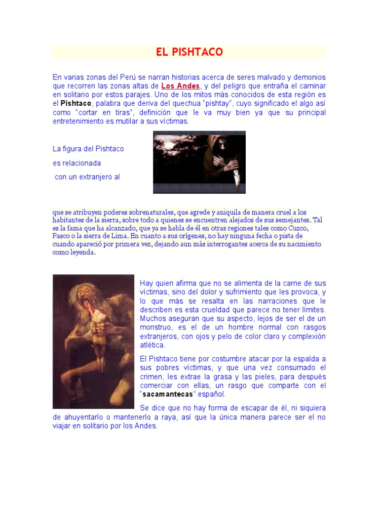 El Pishtaco | PDF