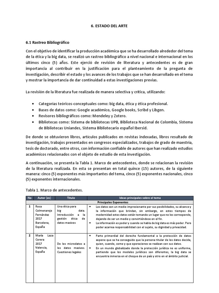 4. Ejemplo Estado del arte | PDF