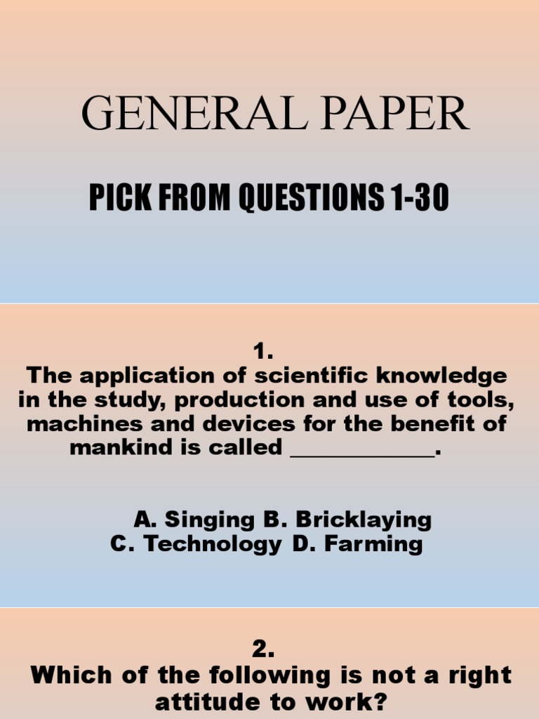 Basic Tech Quiz | PDF