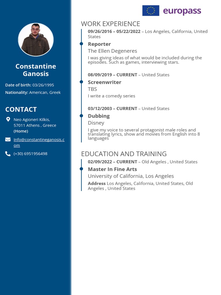 Multilingual Screenwriter & Voice Actor | PDF