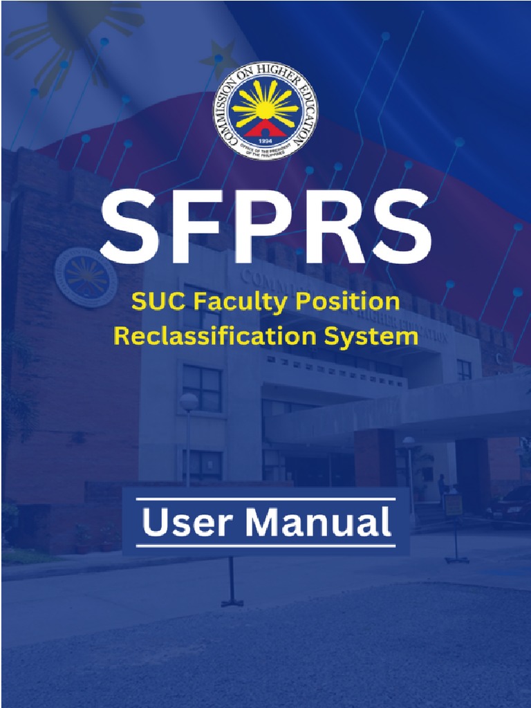 SUC Faculty Position Reclassification System User Manual | PDF SUC Faculty Position Reclassification System User Manual | PDF