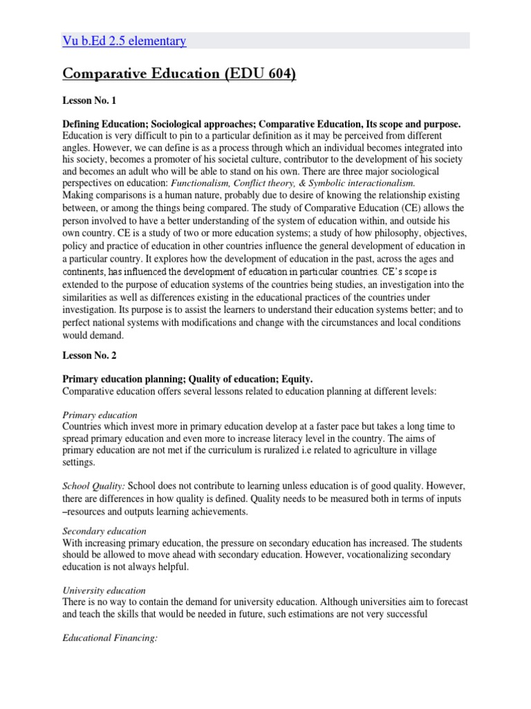 Edu604 short-Notes-Dwnld From | PDF