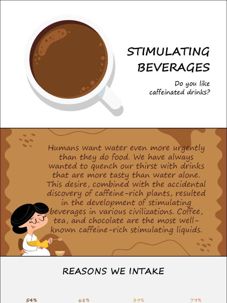 Group 3 - Stimulating Beverages | PDF | Coffee | Cocoa Bean