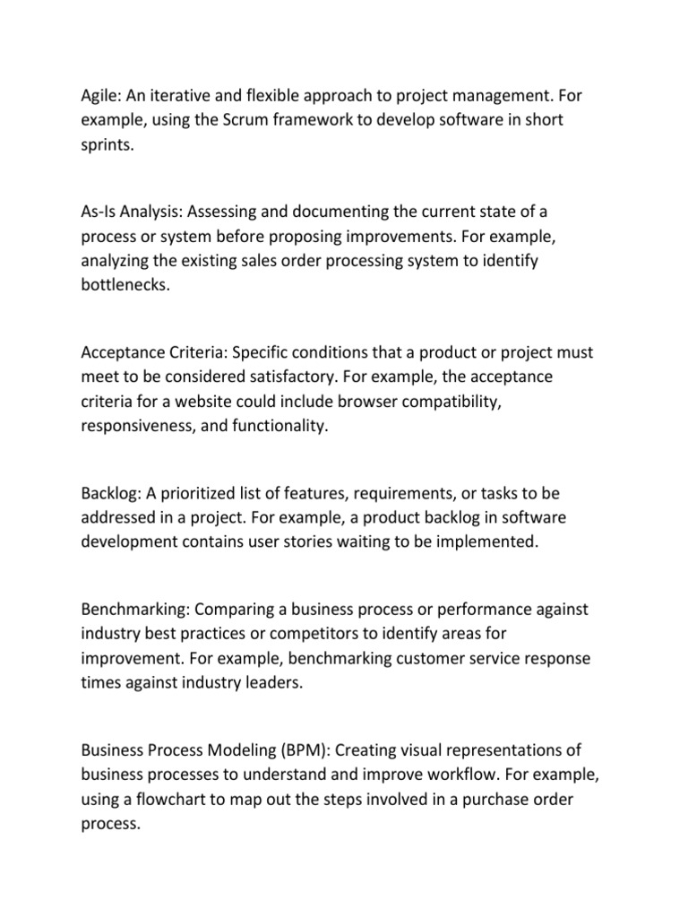 Business Analytics Terminology | PDF
