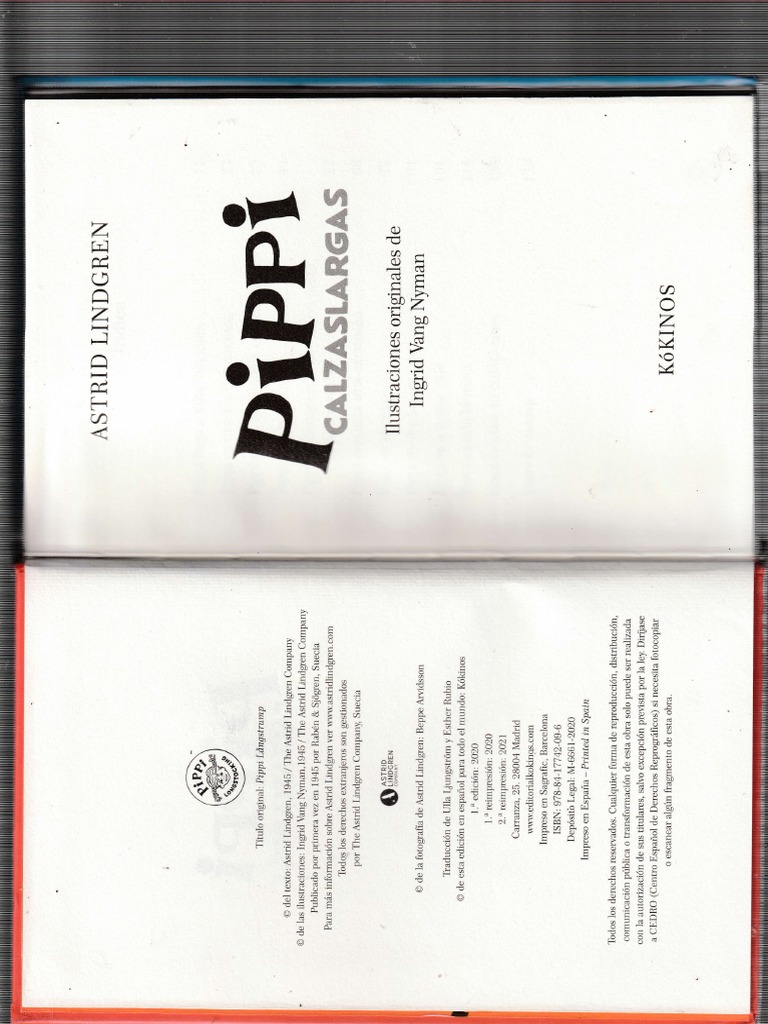 Libro Pippi Calzaslargas | PDF