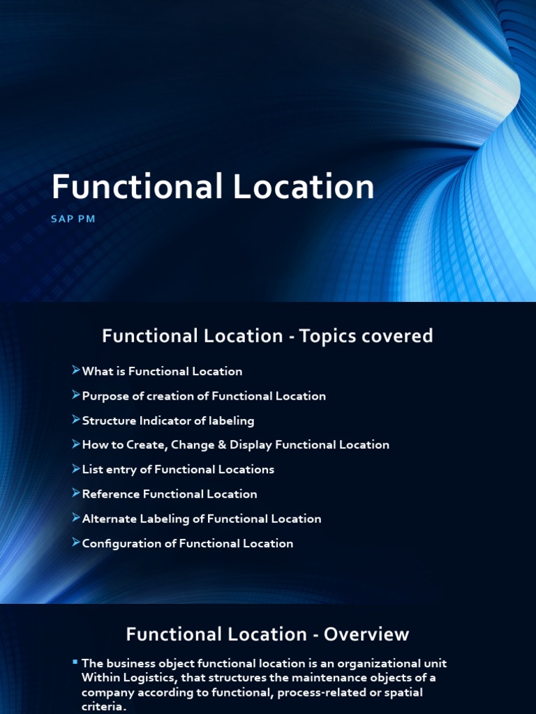 3+PM Functional+Location | PDF