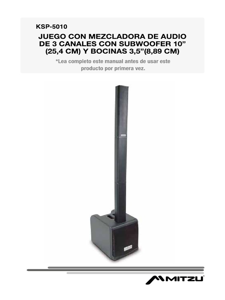 Ksp-5010 Manual Low | PDF