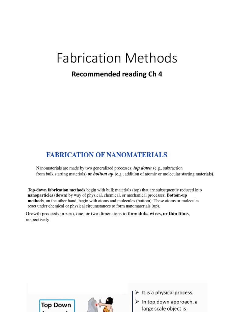 Fabrication Methods | PDF