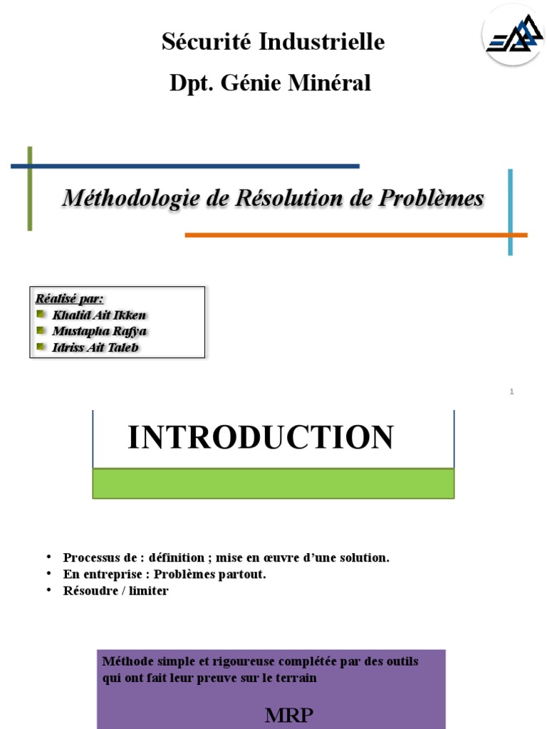 Presentation MRP | PDF