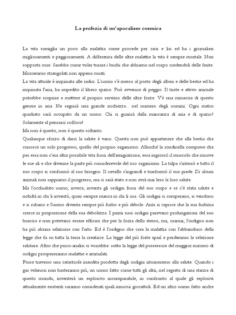 La Coscienza Di Zeno | PDF