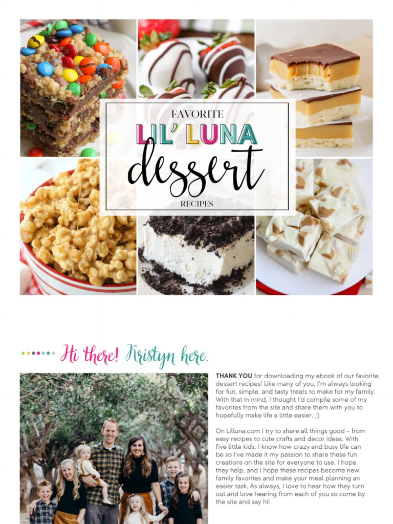 Favorite Lil Luna Desserts 3.14 | PDF