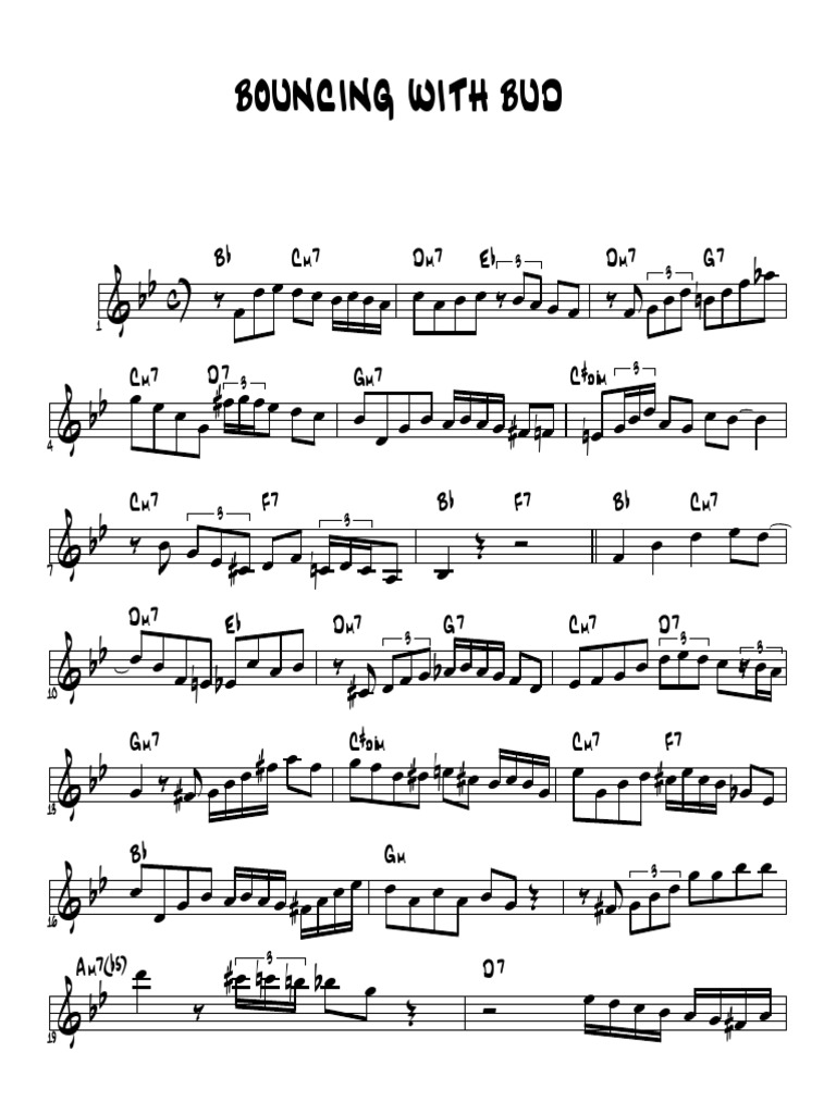 Bouncing With Bud | PDF