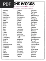 Words to Describe Atmosphere | PDF