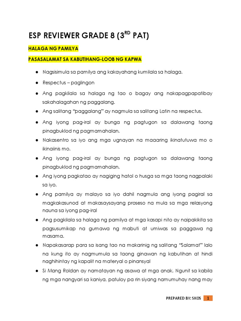 g08 Esp Reviewer | PDF