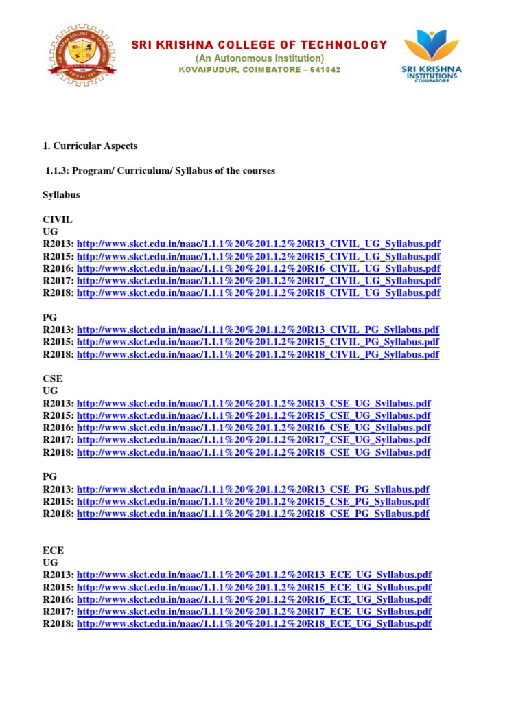 SKCT Syllabus Eee | PDF
