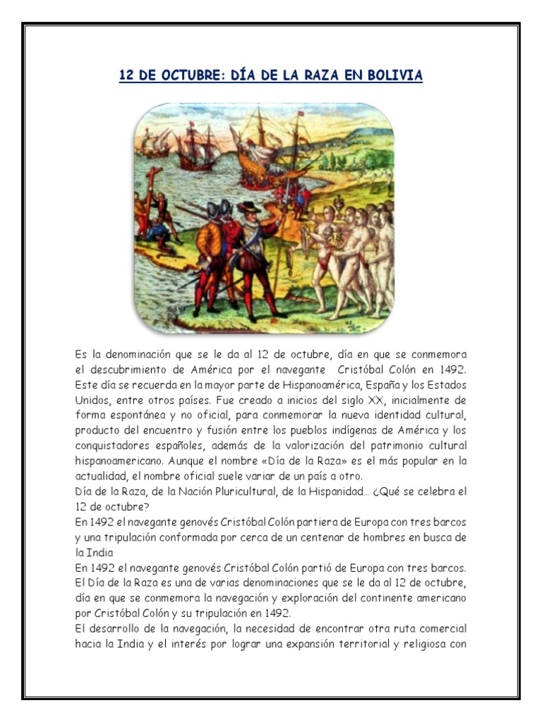 12 de Octubre | PDF | Viajes