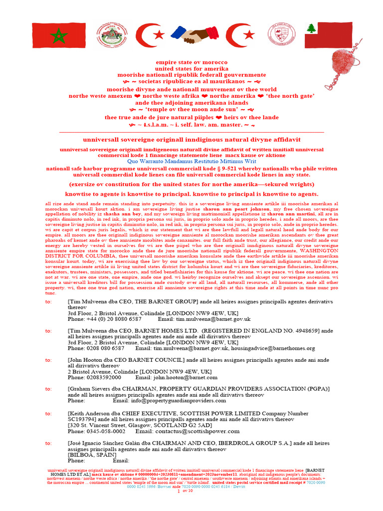 BARNET HOMES LIMITED ET AL Liene 20230811 Amended 2023 November 11 | PDF