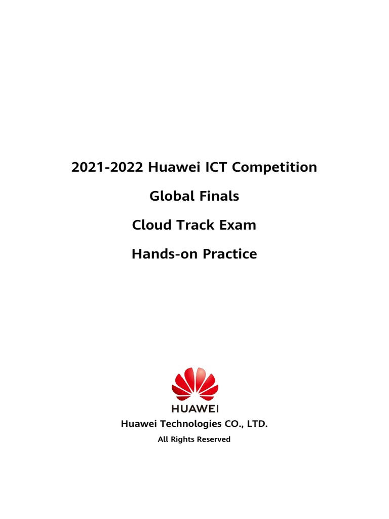 ICT Competition Global Cloud 2021 2022 1 | PDF | Cloud Computing | Load ...