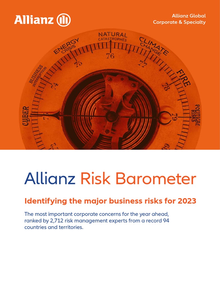 Allianz Risk Barometer 2023 Summary | PDF