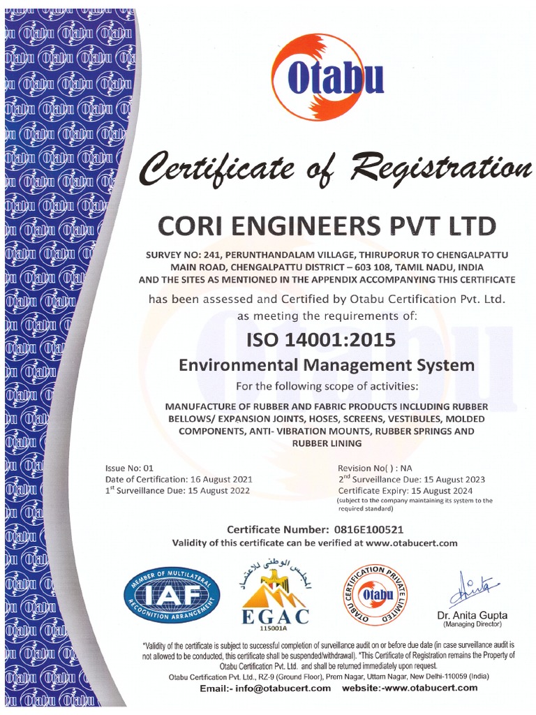 Iso 14001 2015 Ems | PDF