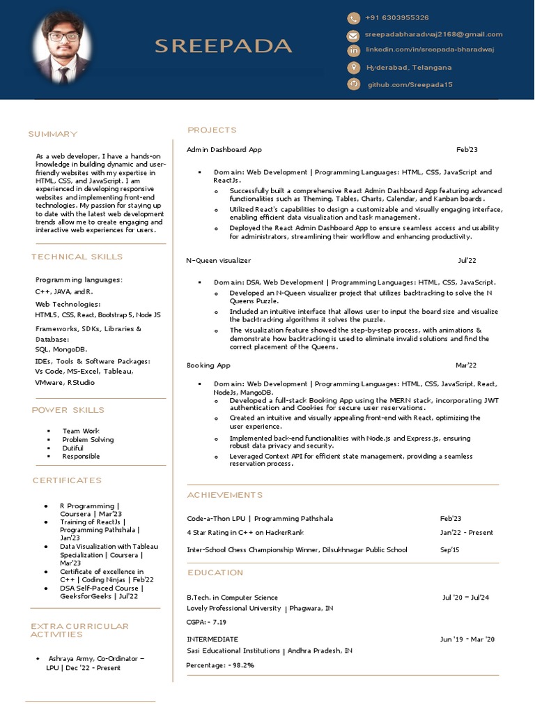 New 2 CV | PDF | Java Script | World Wide Web