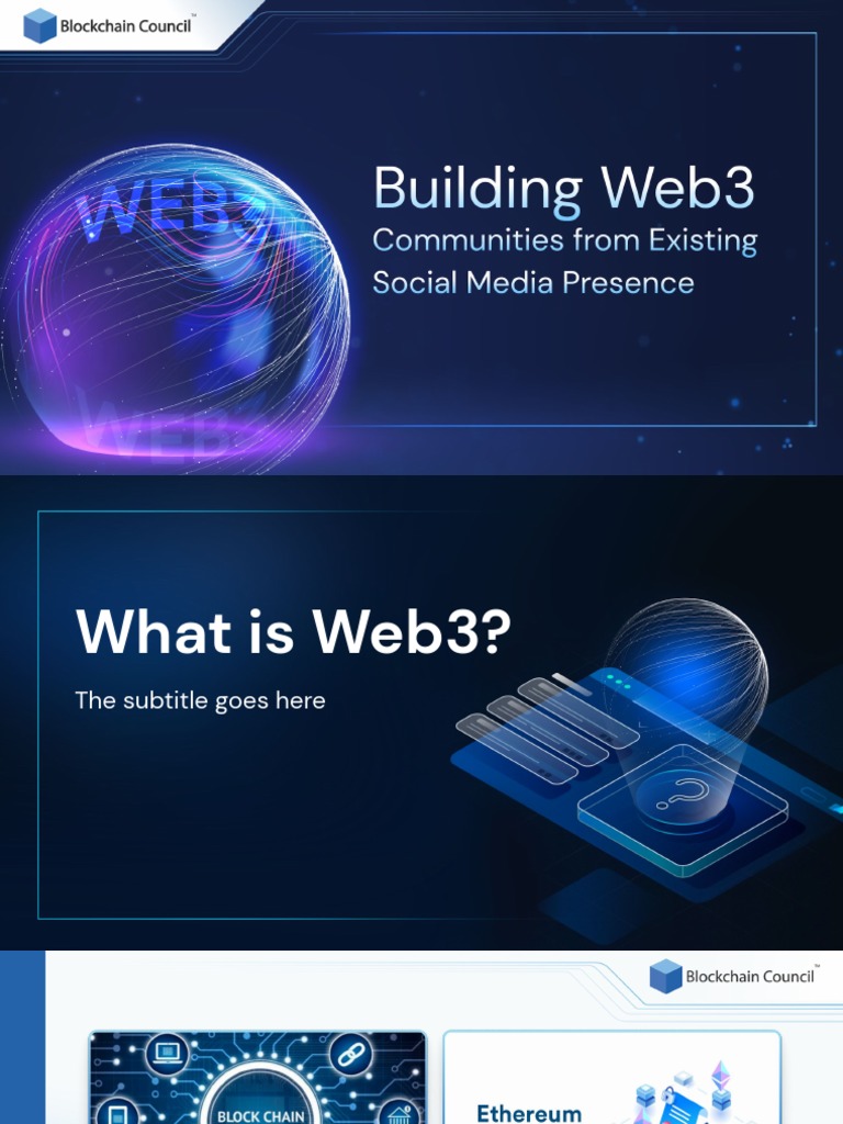 Building Web3 Communities From Existing Social Media Presence | PDF