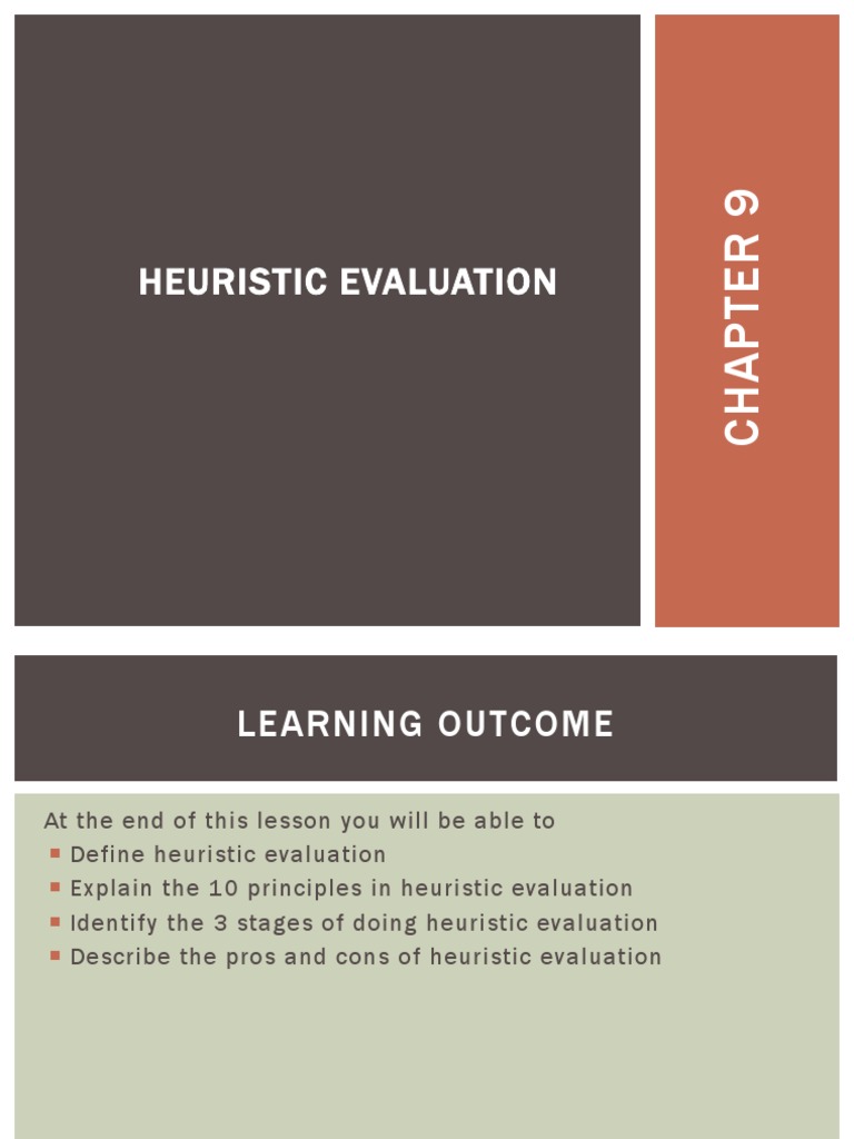 Chapter 9 - 541 | PDF | Usability | Information Science