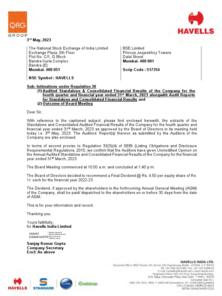 Published Results Q4 FY23 | PDF