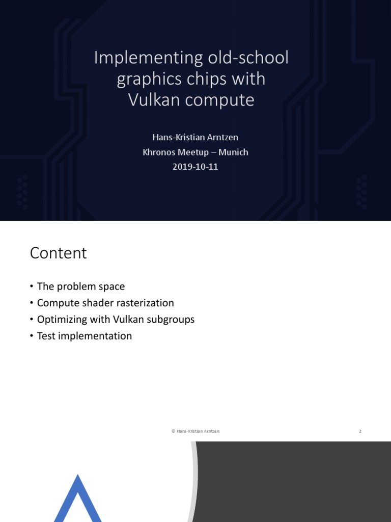 Implementing Low Level GPU Hans Kristian Munich 2019 | PDF | Shader ... Implementing Low Level GPU Hans Kristian Munich 2019 | PDF | Shader ...