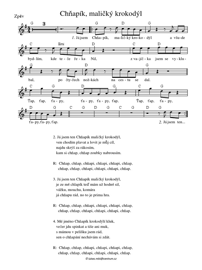 Chnapik-Chnapik Malicky Krokodyl | PDF Chnapik-Chnapik Malicky Krokodyl | PDF