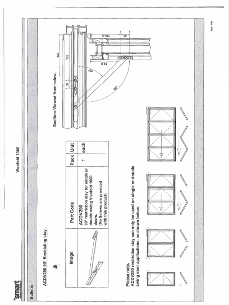 ACDV290 - DOOR RESTRICTOR FITTING INSTRUCTION | PDF