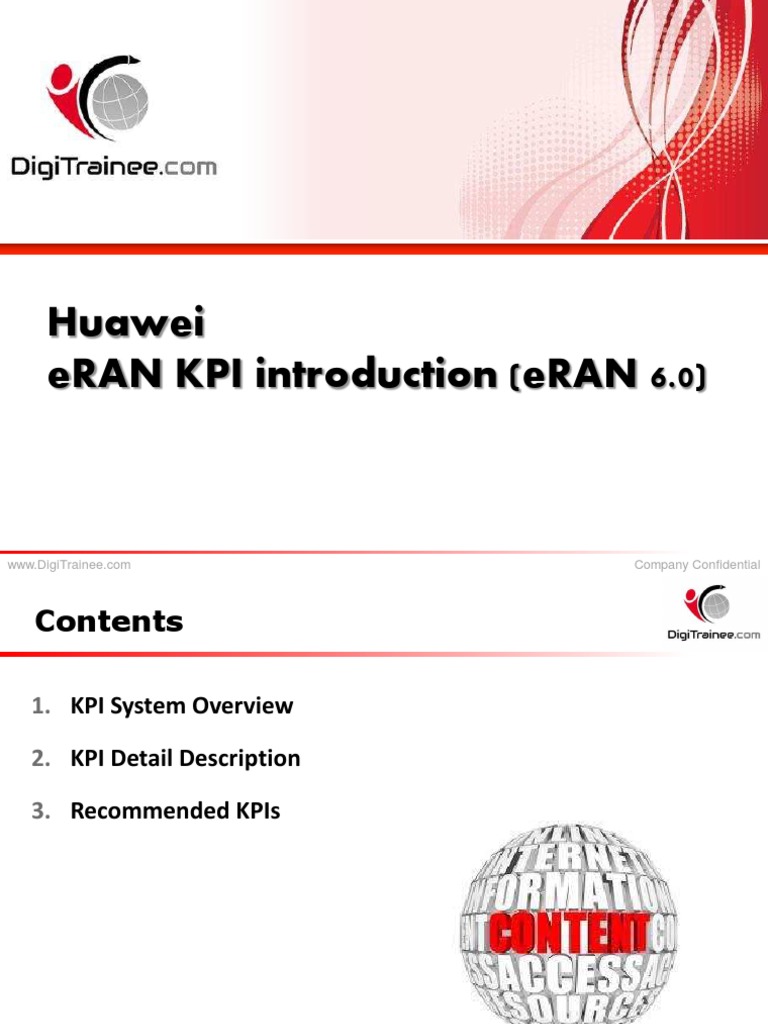 Huawei LTE KPI Optimization | PDF