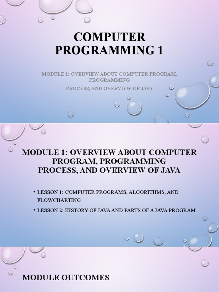 Module 1 Lesson 1 1 | PDF