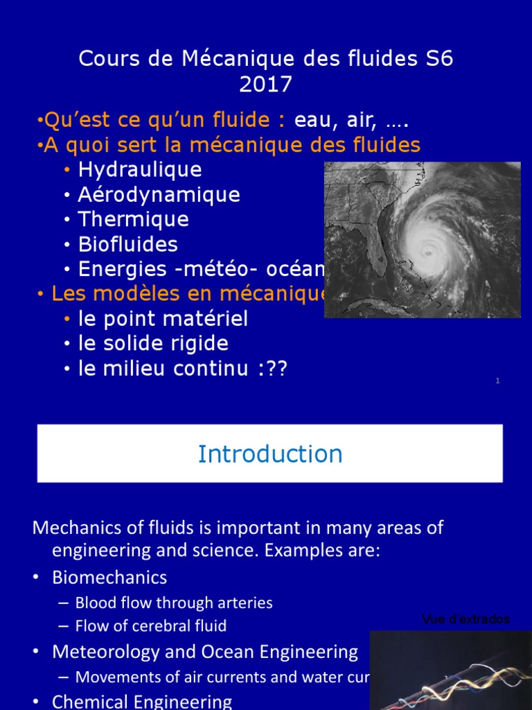 Cours de Mécanique des Fluides S6 | PDF