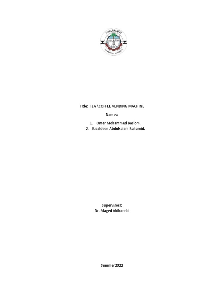 Vending Machine Pdf Logic Gate Electrical Engineering 