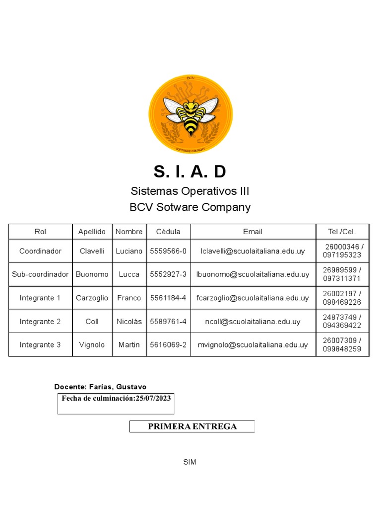 Primera Entrega | PDF | Distribución de Linux | Servidor (Computación)