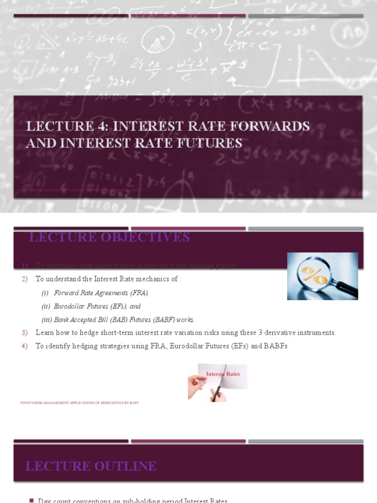 LECTURE WEEK 4 Deriv | PDF