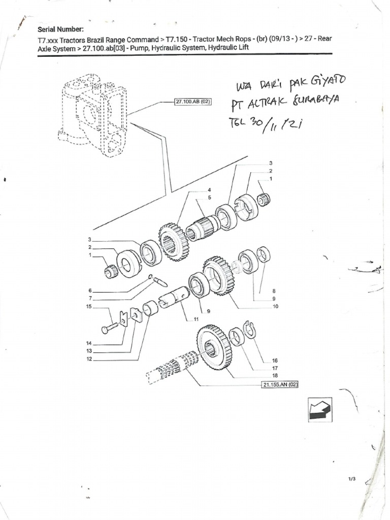 Hyd Pump T7.150 | PDF