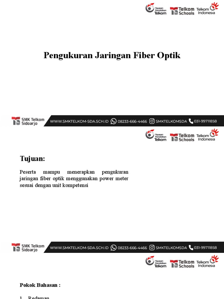 Redaman Dan Penggunaan OPM | PDF