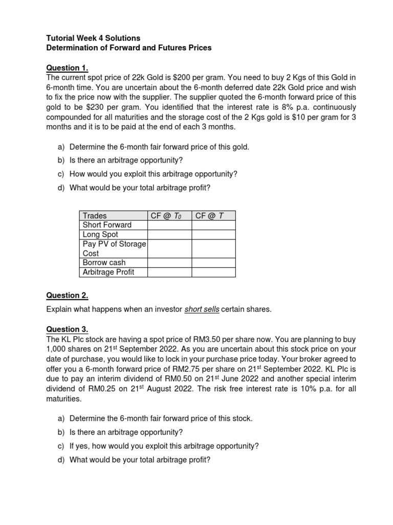 Tutorial 4 Questions Pdf
